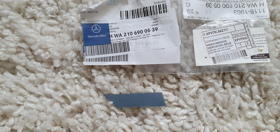 AMG. Оригинал. Часть 2. Закупка недостающих деталей для крепления ...