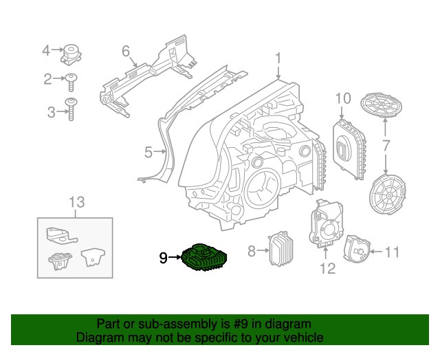 63117214940 Светодиодный модуль дневного освещения BMW | Запчасти на DRIVE2