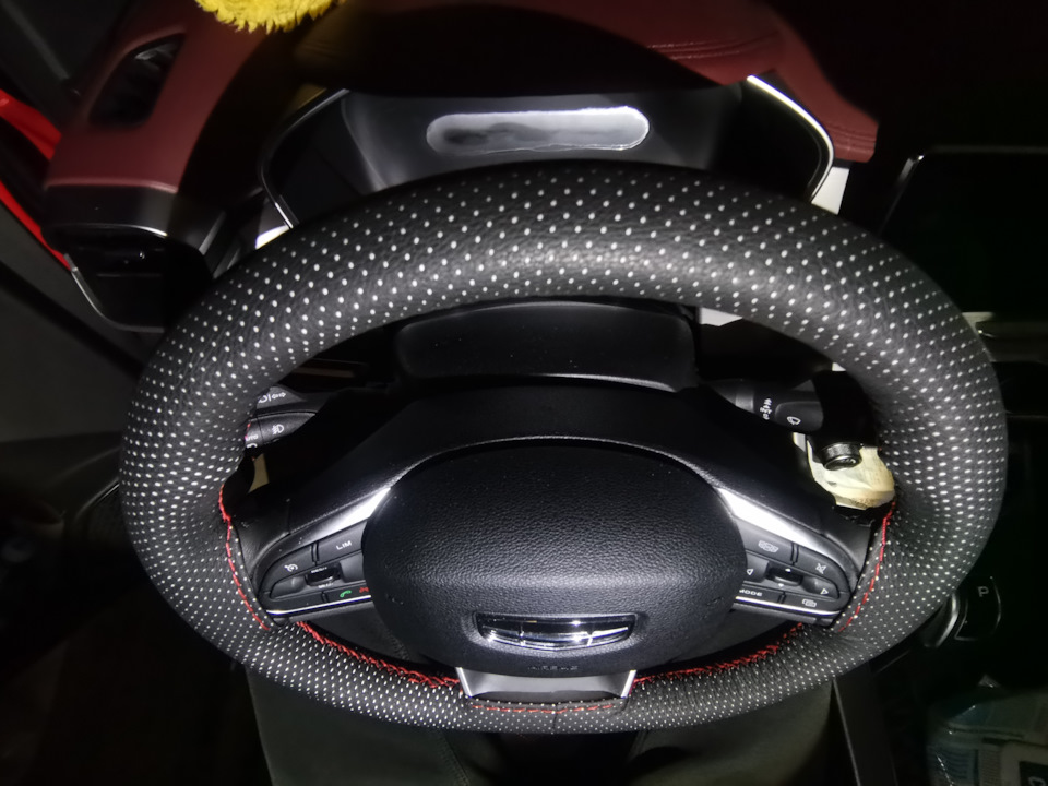 Оплётка на руль. — Geely Coolray, 1,5 л, 2020 года | своими руками | DRIVE2
