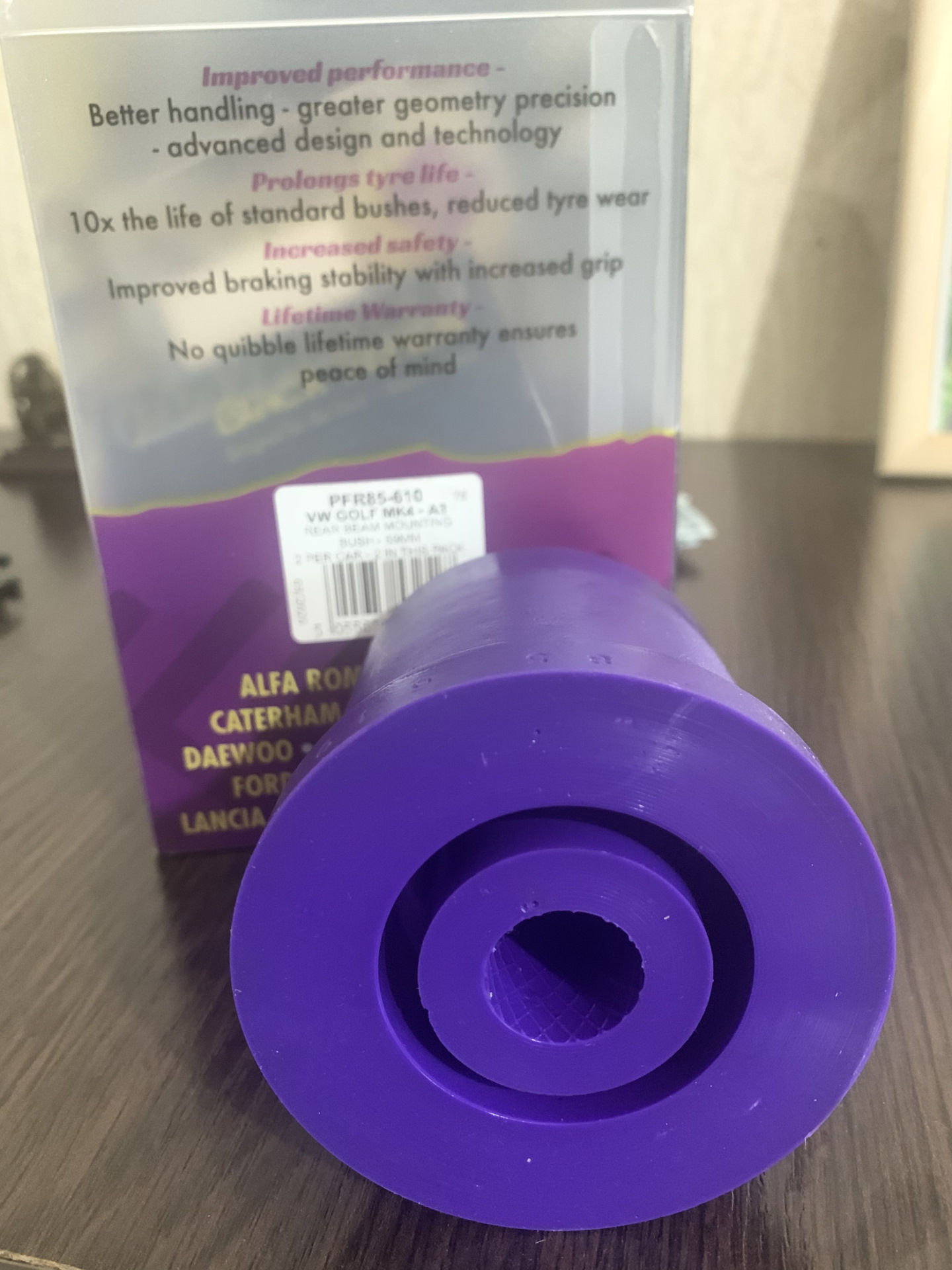 Powerflex PFR85-610 — Skoda Octavia A4 Mk1, 1,8 л, 2008 года | тюнинг | DRIVE2