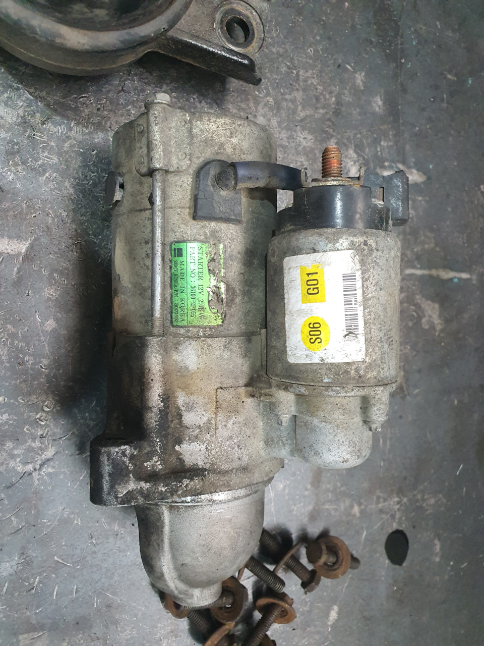 Замена стартера — KIA Sorento (2G), 2,2 л, 2011 года | поломка | DRIVE2