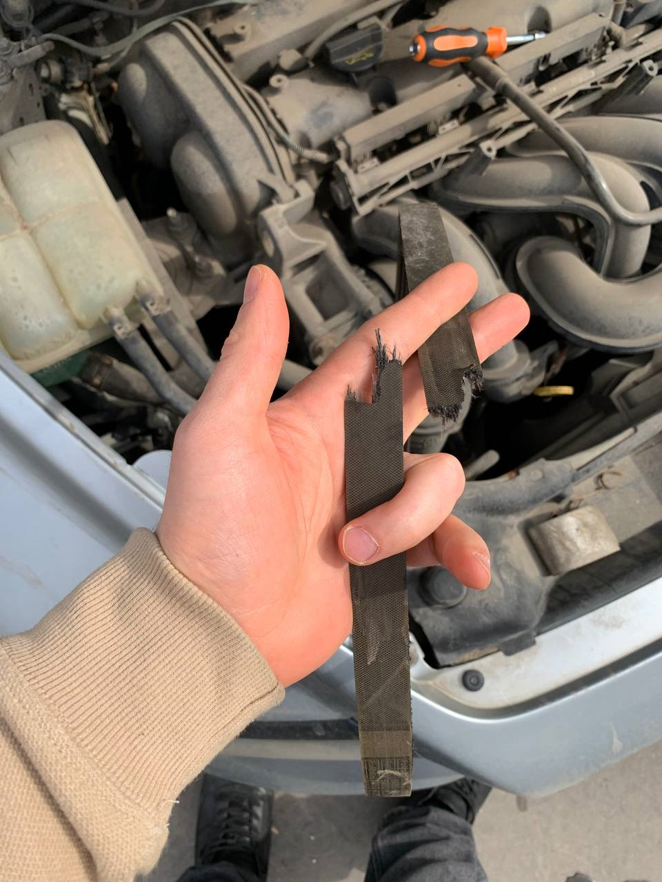 Обрыв ремня+замена ГРМ+помпа Volvo V50 — Volvo V50, 1,6 л, 2007 года ...