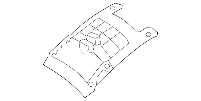 A1668841000 Крышка сервисная подкрылка Mercedes | Запчасти на DRIVE2