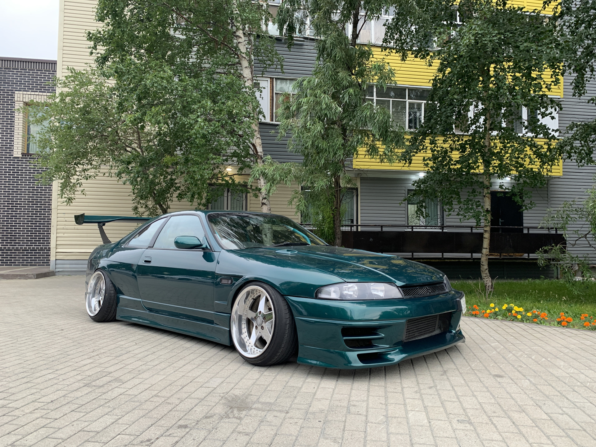 Laguna Green Metallic — Nissan Skyline (R33 Series 2), 2,5 л, 1997 года ...