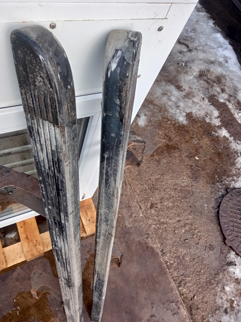 Боковые подножки "планы" — Volkswagen Transporter T3, 1,9 л, 1990 года ...