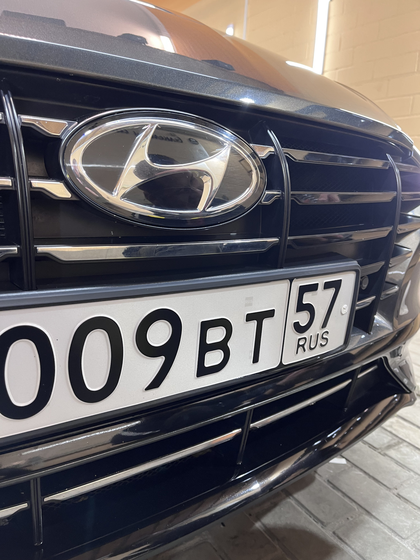 Антихром морды — Hyundai Sonata VIII (DN8), 2 л, 2020 года | стайлинг ...