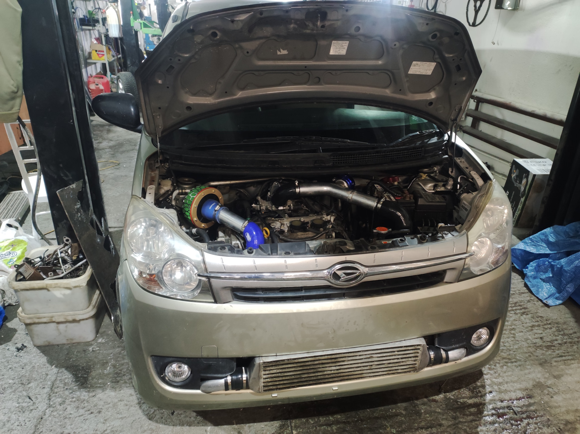 Поставил турбину, настроил — Daihatsu Mira (L275/L285), 1,3 л, 2012 года | тюнинг | DRIVE2