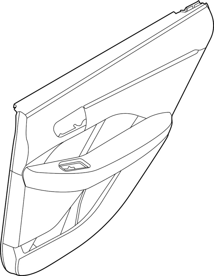 83308L3040DM3 Panel ASSY-REAR DOOR. PANEL ASSY-REAR DOOR TRIM, RH (DL3A ...