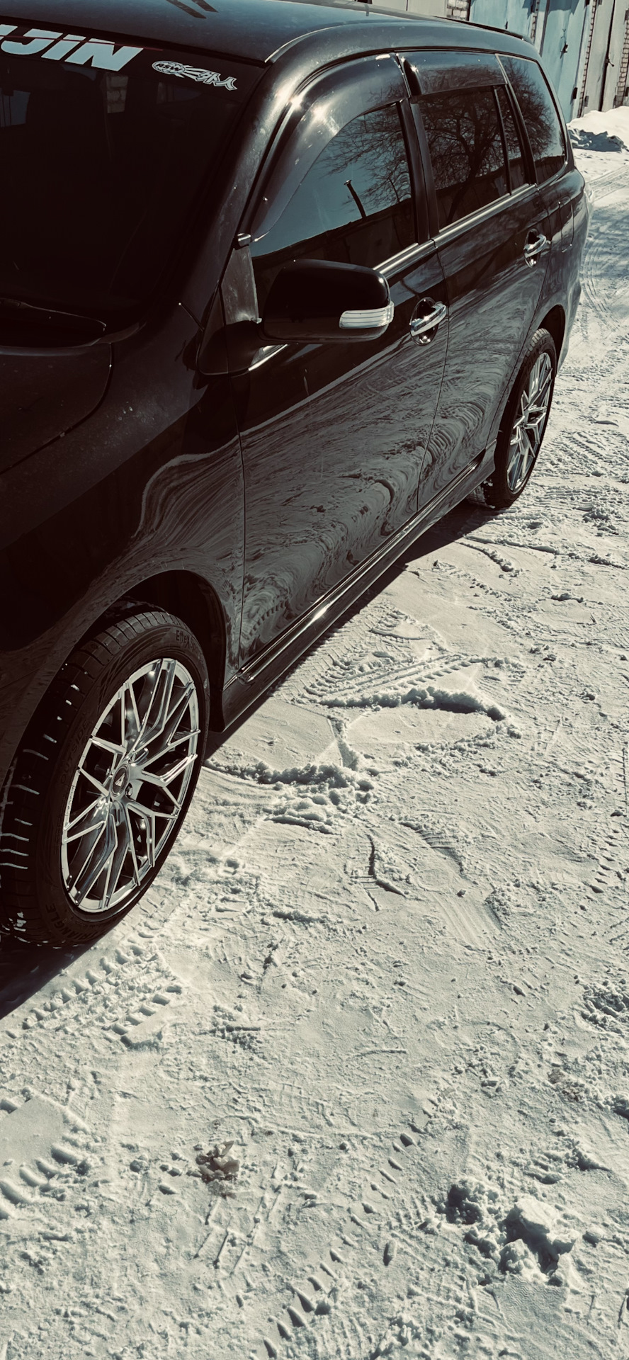 Лето r17 — Toyota Corolla Fielder (E140), 1,5 л, 2010 года | колёсные ...
