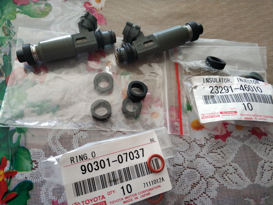 Ремкомплект форсунок denso — Mazda Familia (BJ), 1,6 л, 1999 года ...