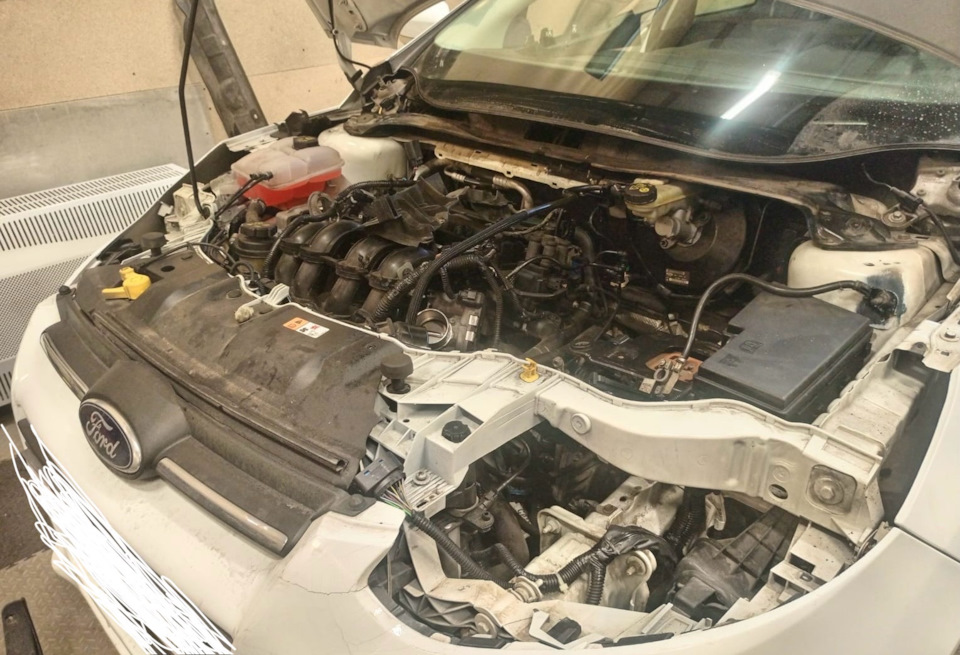 Замена подкапотки, установка IPMA, LiDAR 101, датчика дождя, обогрева ...