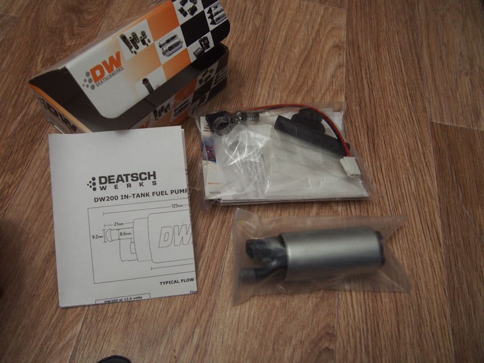 Топливный насос Deatschwerks DW200 — Subaru Impreza (GD, GG), 1,6 л ...