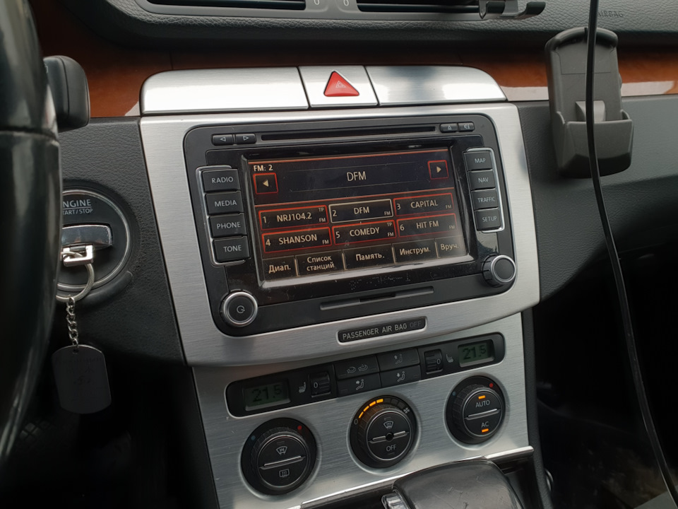 12. Установка RNS-510 и гейта Q — Volkswagen Passat B6, 2 л, 2007 года ...