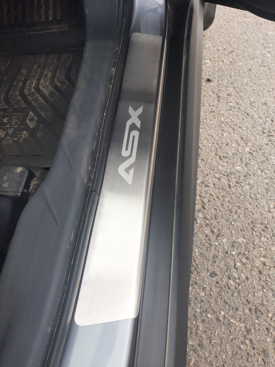 Накладки порогов Rival — Mitsubishi ASX, 2 л, 2019 года | аксессуары ...