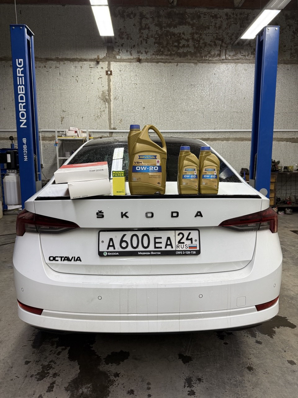 Очередное ТО с маслом RAVENOL VSH 0W-20 и фильтрами DOUBLE FORCE ...