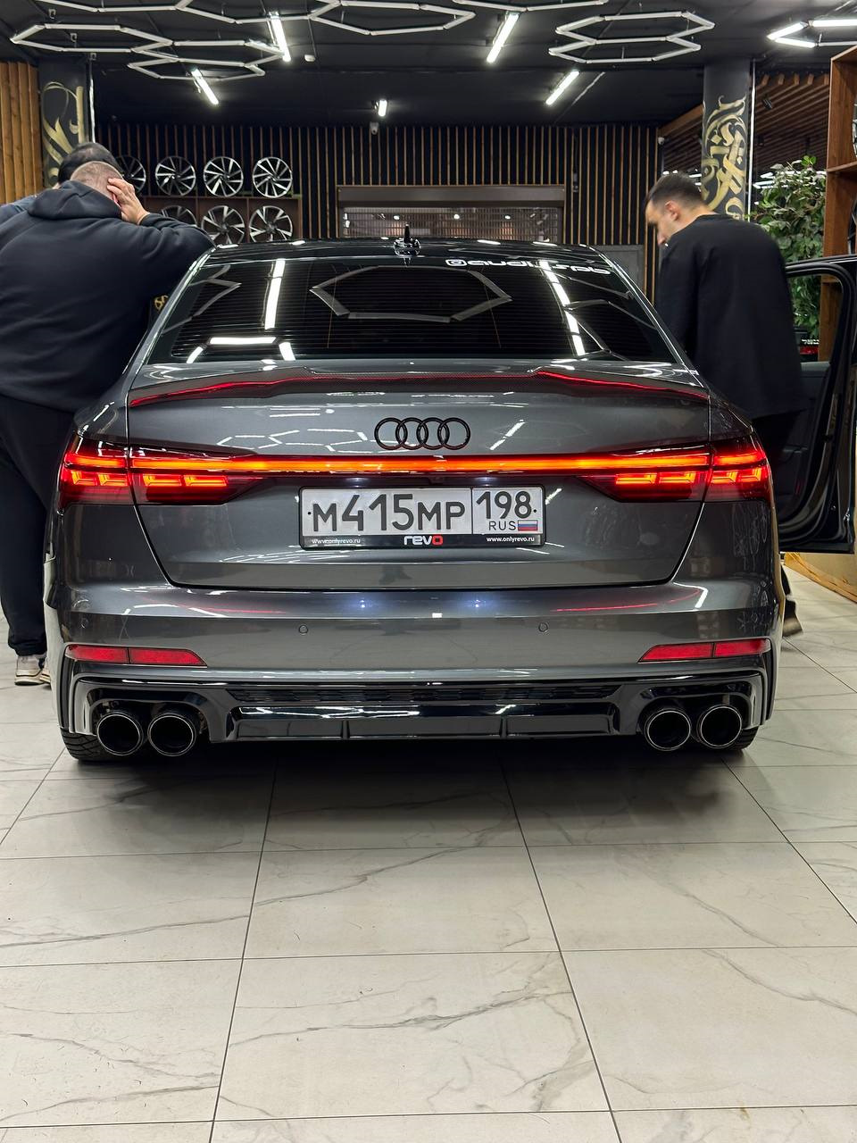 Задняя оптика в стиле A8 и другие доработки — Audi A6 (C8), 3 л, 2018 ...