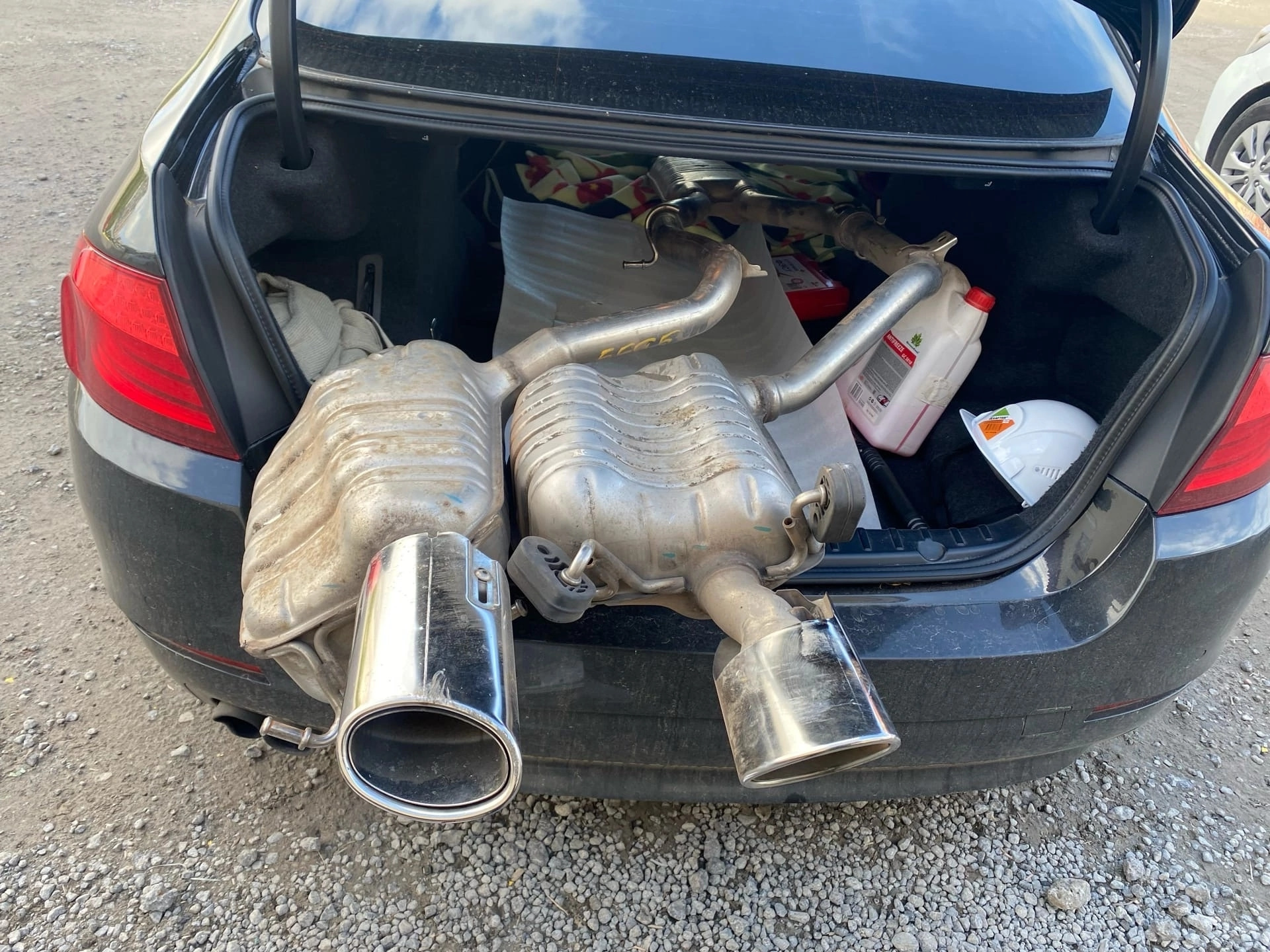 Оригинальный выхлоп от C300 — Mercedes-Benz C-Class (W204), 1,8 л, 2012 ...