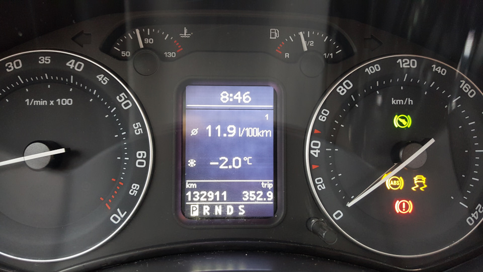 Замена блока ABS по отзывной компании. — Skoda Octavia A5 Mk2, 2 л ...