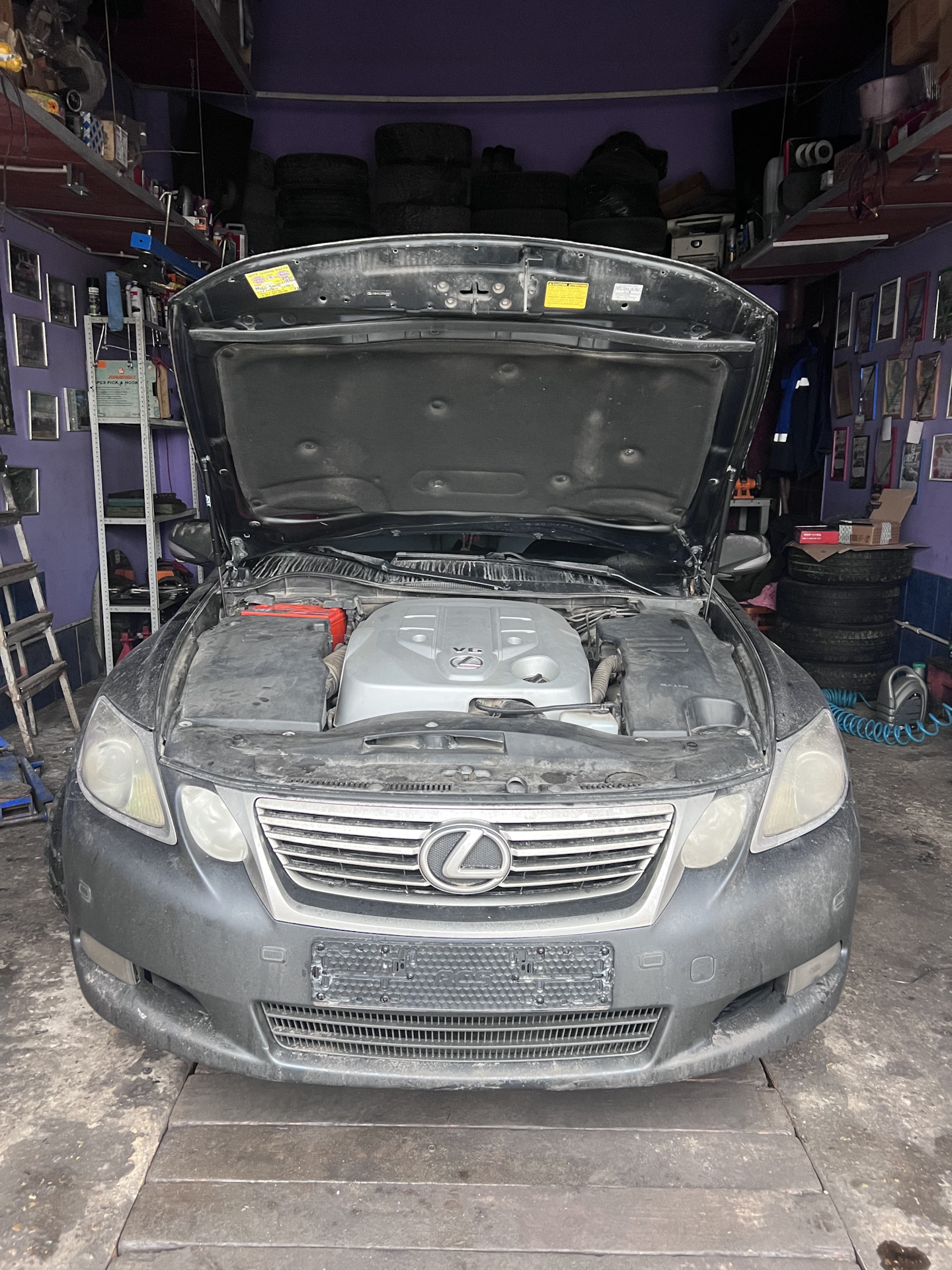 Плановое ТО и насадки на выхлоп — Lexus GS (S190), 3 л, 2008 года ...