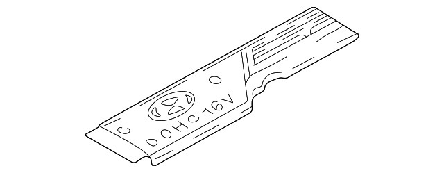 2240526710 Декоративная крышка двигателя KIA HYUNDAI | Запчасти на DRIVE2