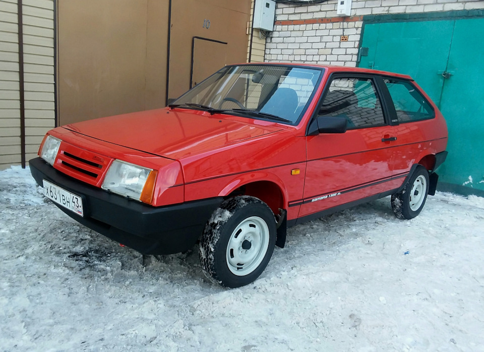 Первый выезд, 00003 км на приборке — Lada 21086, 1,3 л, 1989 года ...