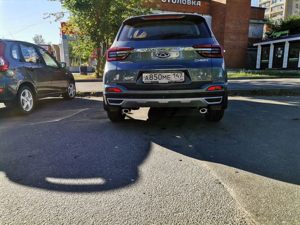 Насадки на глушитель — Chery Tiggo 4, 1,5 л, 2020 года | аксессуары ...
