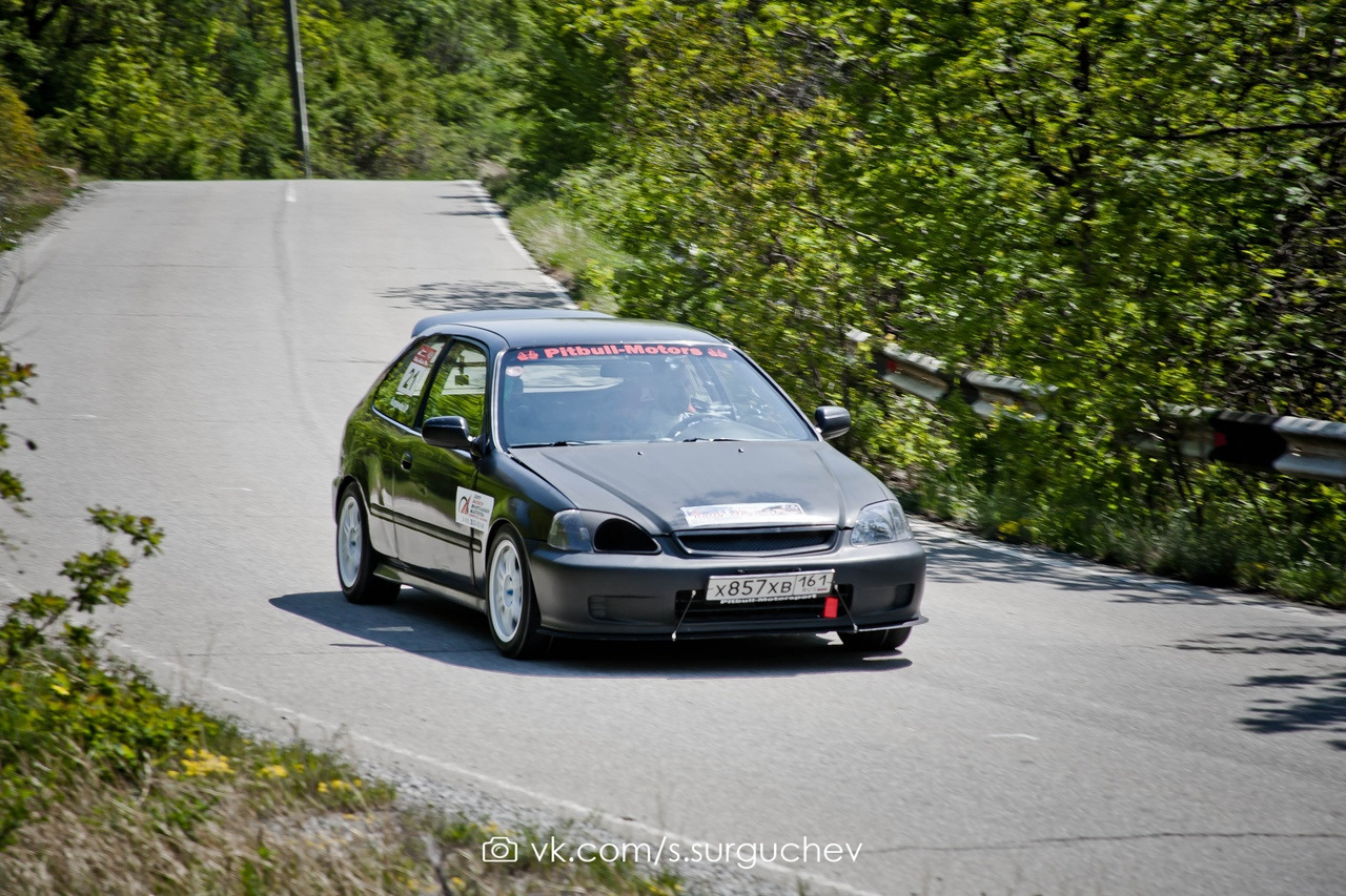 Фото с этапа Rally Sprint 28.04 — Honda Civic Hatchback (6G), 2 л, 1998 ...