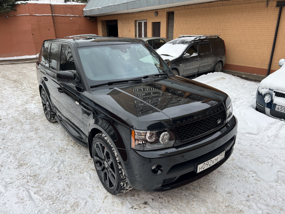 TOTAL BLACK — Land Rover Range Rover Sport (1G), 5 л, 2012 года ...