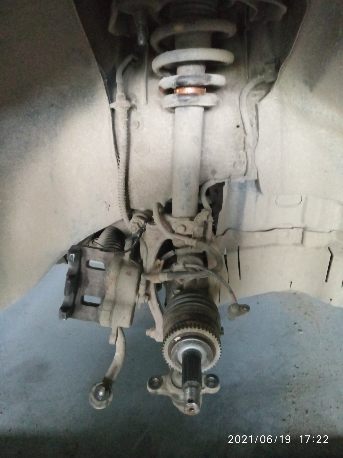 Замена переднего ступичного подшипника 51720-38110 — Hyundai Sonata V ...