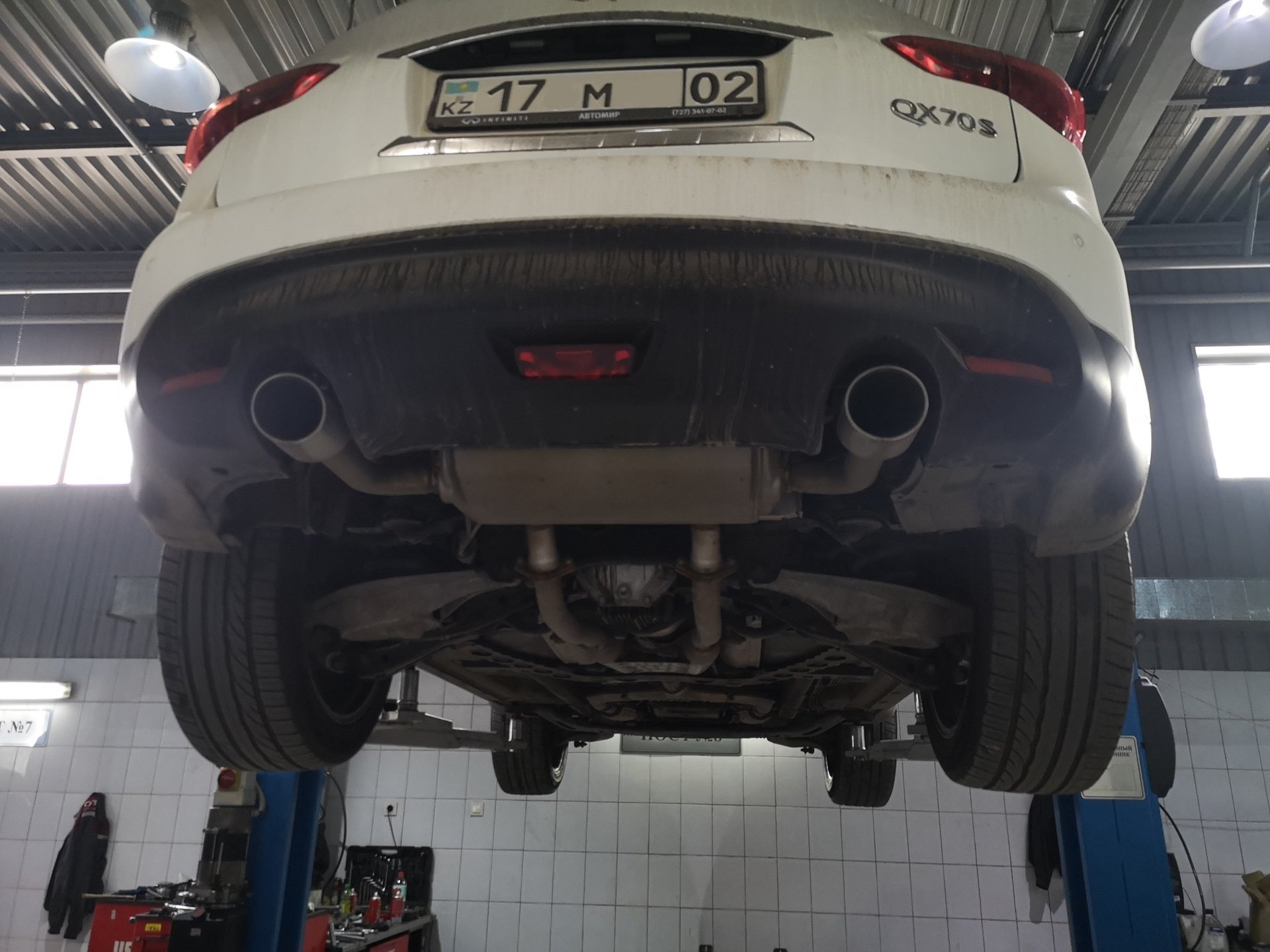 ТО — Infiniti QX70, 3,7 л, 2015 года | визит на сервис | DRIVE2