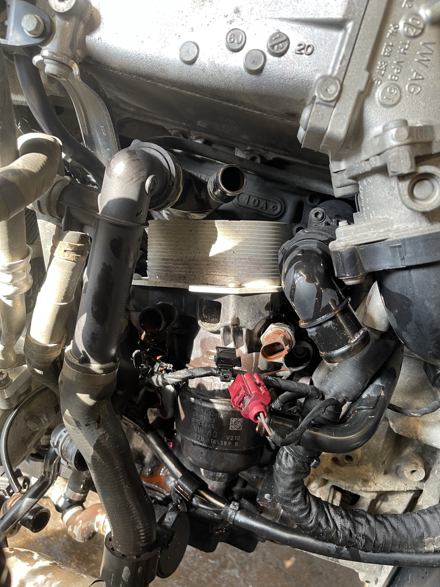 И так продолжение.Борьба с температурой масла. ПОБЕДА! — Volkswagen ...