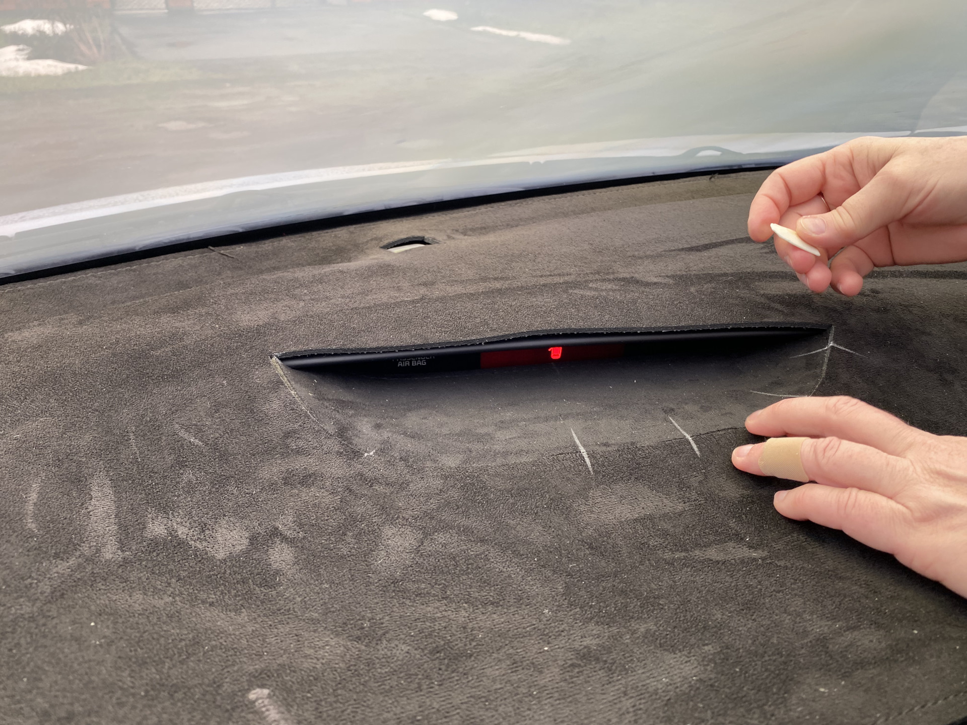 Доработка накидки на торпеду — KIA Ceed (2G), 1,6 л, 2016 года ...