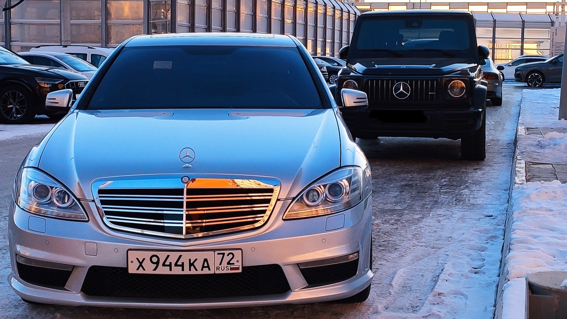 Mercedes-Benz S-Class (W221) 5.5 бензиновый 2006 | S600 Silver Boeing ...
