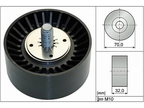 532073510 Ролик ремня приводного INA | Запчасти на DRIVE2