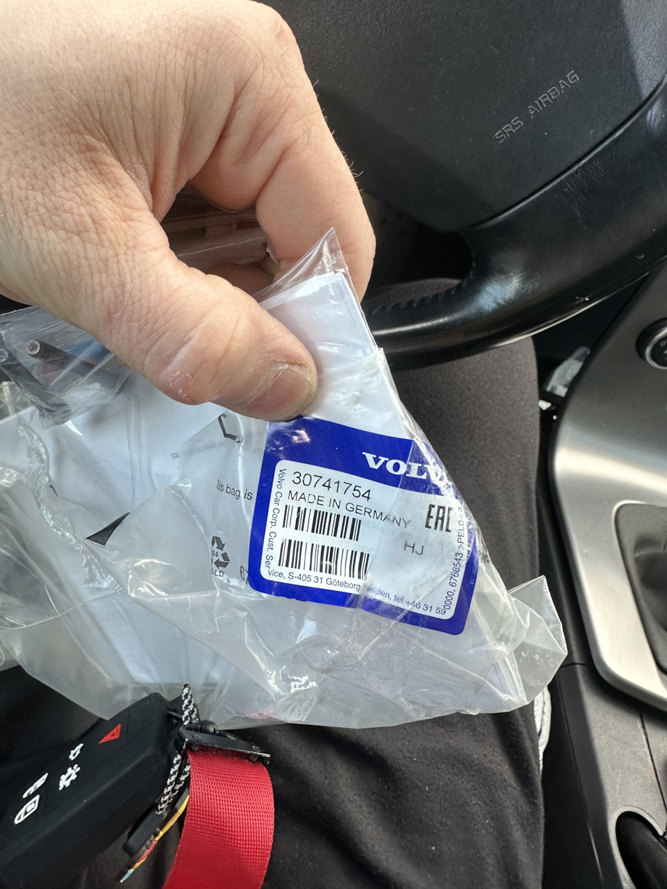 30741754 Электромагнитный клапан сервоусилителя рулевой рейки Volvo ...