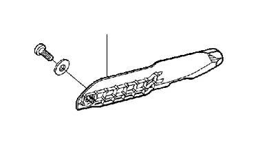 39875467 Seat Track Cover (Right, Front, Mocca, Interior code: CX1X ...
