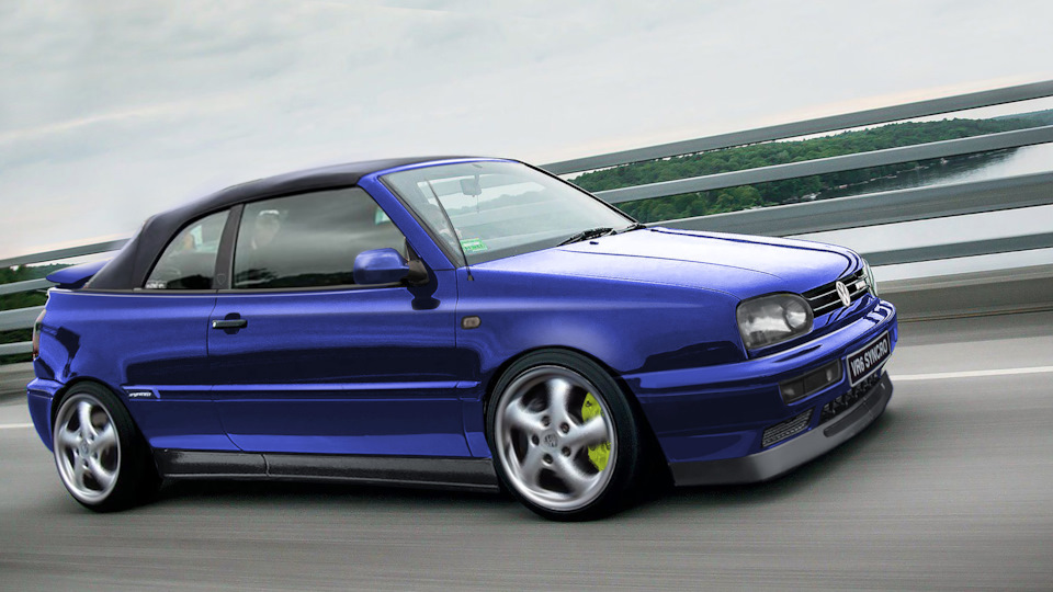 Volkswagen Golf Cabriolet Mk3 2.9 бензиновый 1997 | VR6 syncro project ...