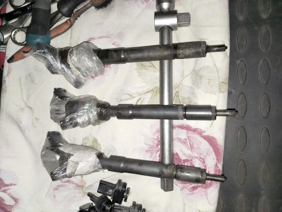 Замена медных шайб под форсунками(долгожданная) — Hyundai Santa Fe (2G ...