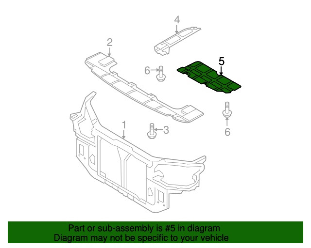 291102H000 Защитная панель моторного отсека KIA HYUNDAI | Запчасти на ...