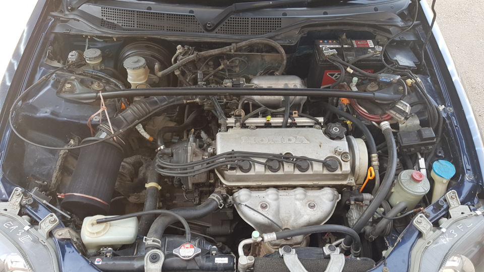 Горизонтальный впуск на D13B — Honda Civic Hatchback (6G), 1,3 л, 1999 ...