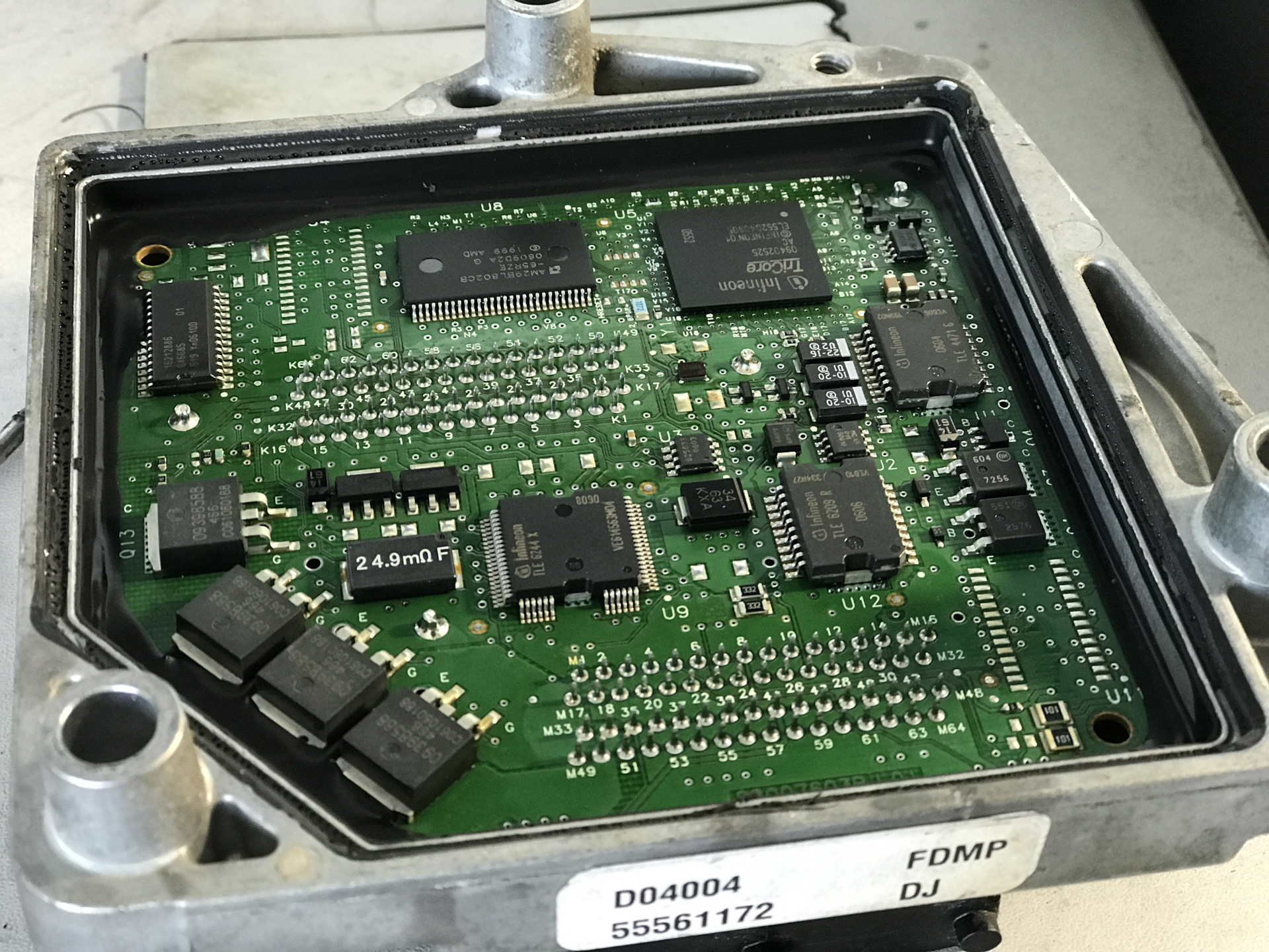 Восстановление блока управления Delphi MT35E Opel Astra H после ...