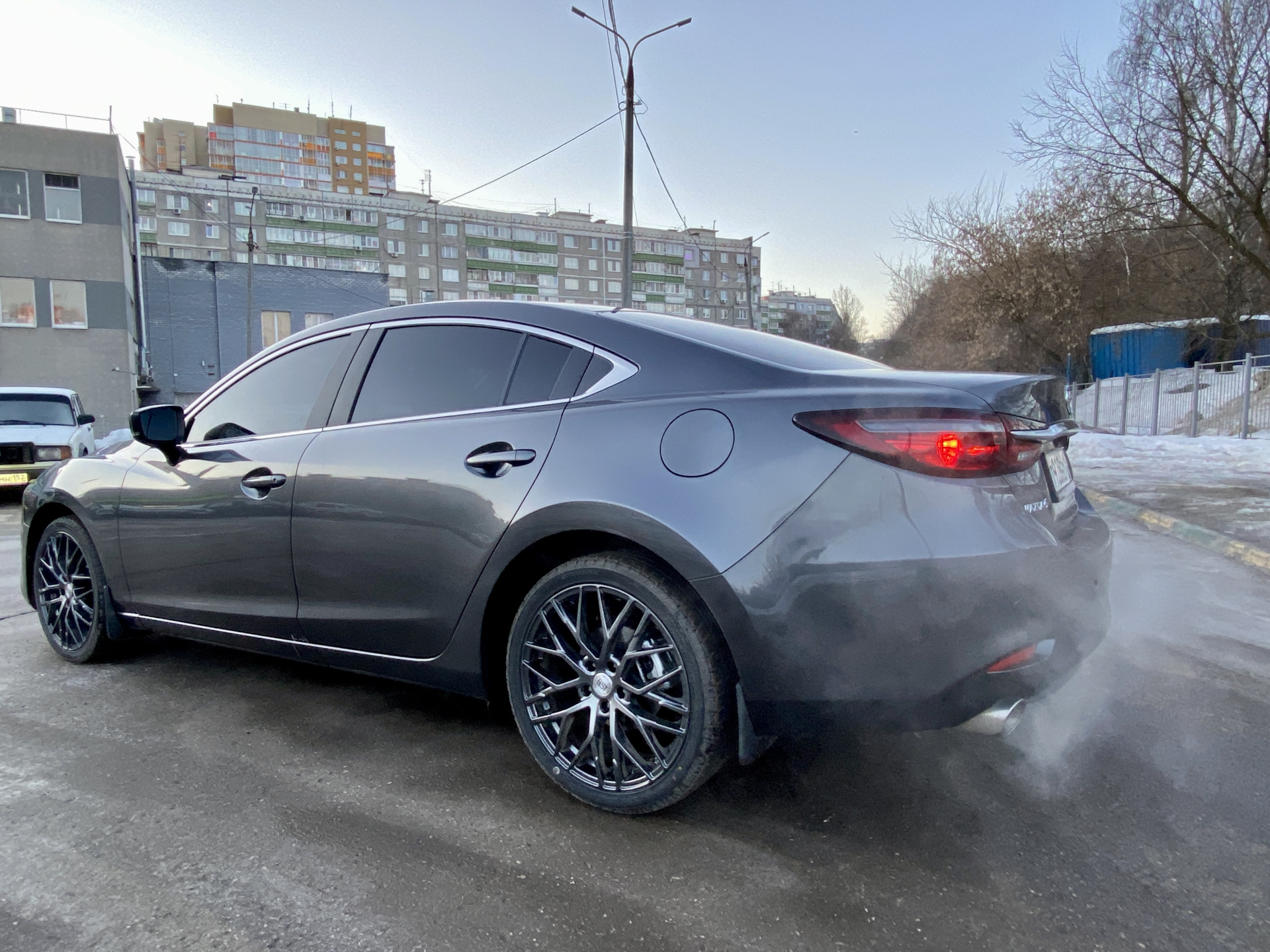 Летние колеса R19 — Mazda 6 (3G) GJ, 2 л, 2021 года | колёсные диски | DRIVE2