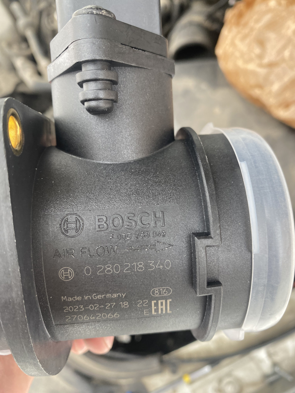 Замена ДМРВ — Skoda Octavia A4 Mk1, 1,8 л, 2004 года | поломка | DRIVE2