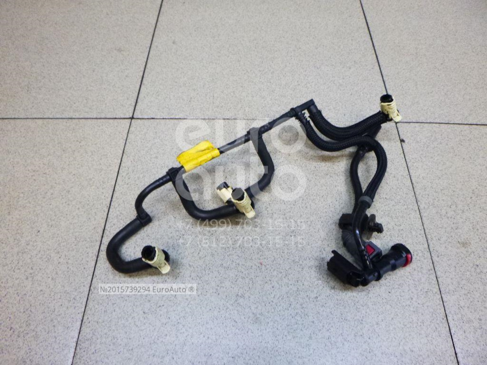 166714557R Трубка топл обрт RENAULT | Запчасти на DRIVE2