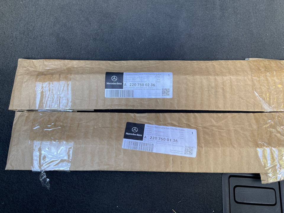 Багажник W220 №4 Замена газовых упоров — Mercedes-Benz S-Class (W220 ...