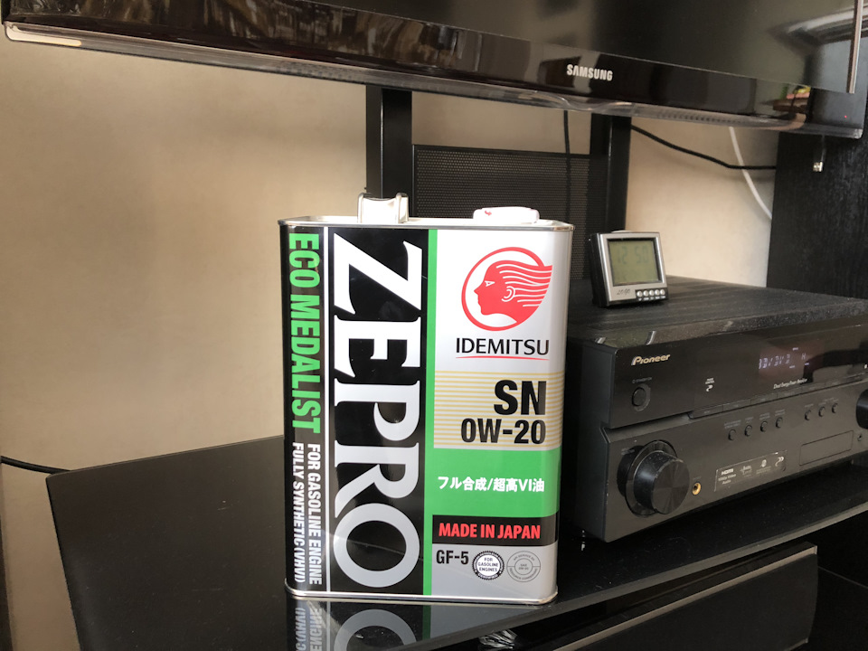 Idemitsu Zepro Eco Medalist 0W-20 — Toyota Wish (AE10), 2 л, 2005 года ...