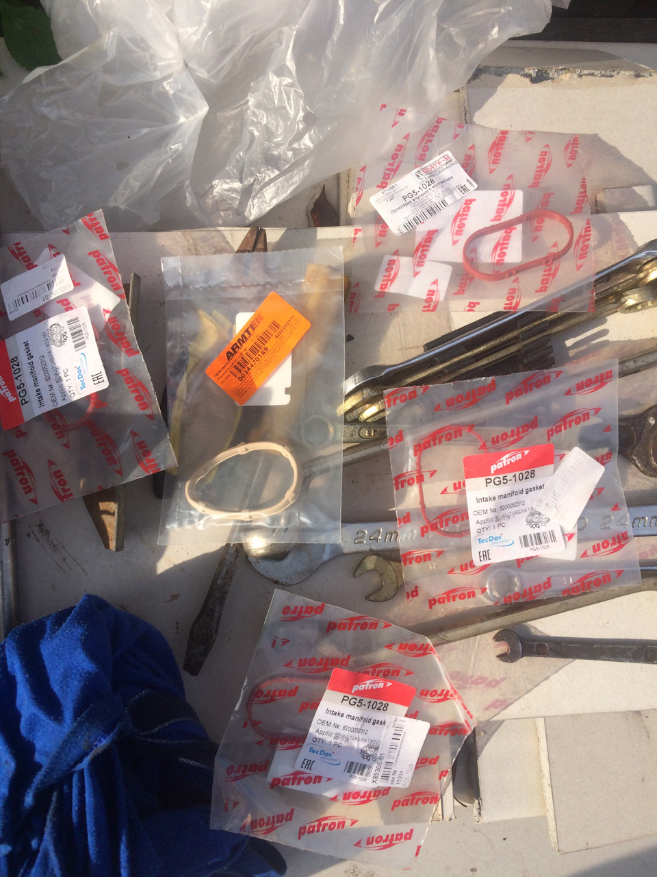 8200052312 Прокладка рессивера RENAULT | Запчасти на DRIVE2