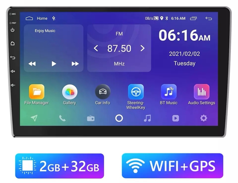 Магнитола Joying на Android устала — Daewoo Nexia (N150), 1,6 л, 2012 ...