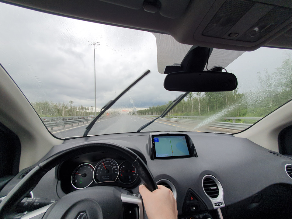 Веерные форсунки стеклоомывателя 3 — Renault Koleos (1G), 2 л, 2012 ...