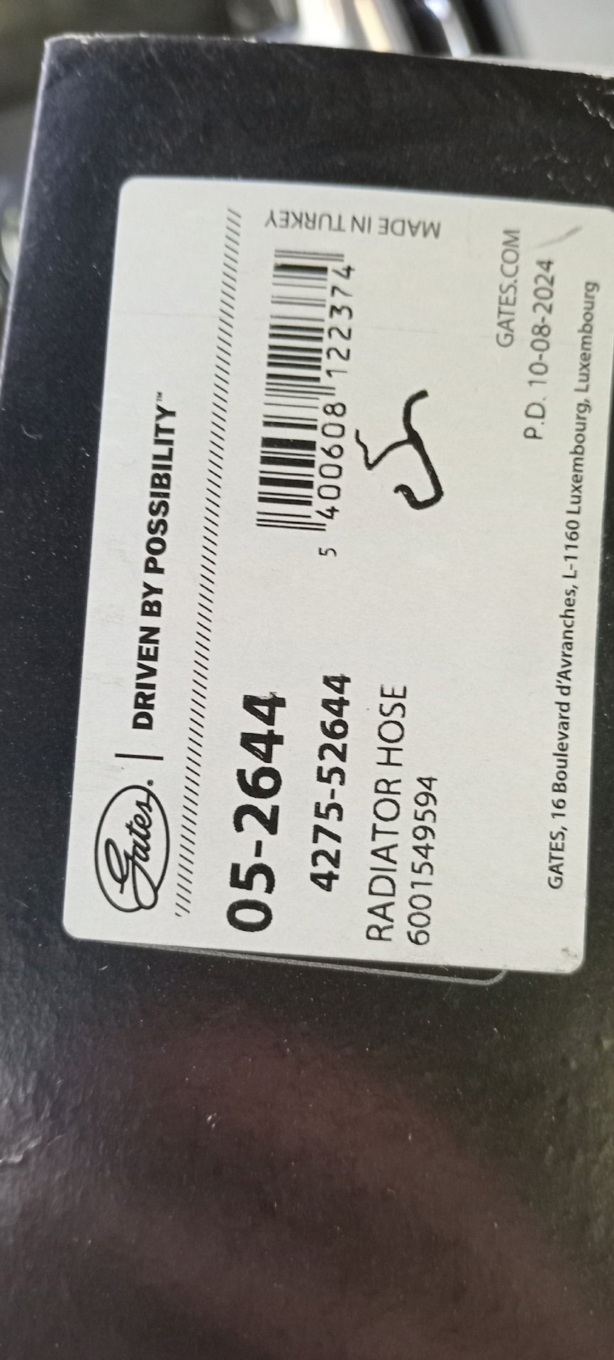 6001549594 Патрубок радиатора RENAULT | Запчасти на DRIVE2